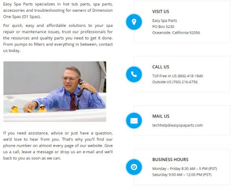Dimension One Spa Parts | Dimension One Hot Tub Parts | D1 Spa Parts